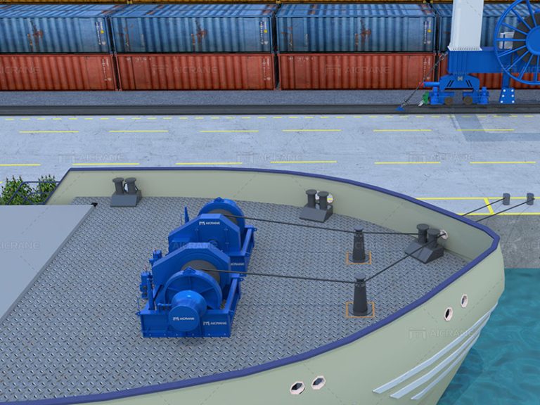 The Basic Hydraulic Mooring Winch Components and Features